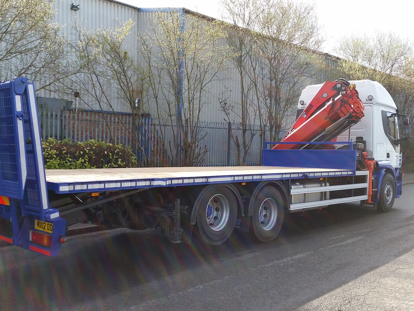 Iveco Conversion New Body, Hydraulic Beaver Tail and Hiab Crane – Truck ...